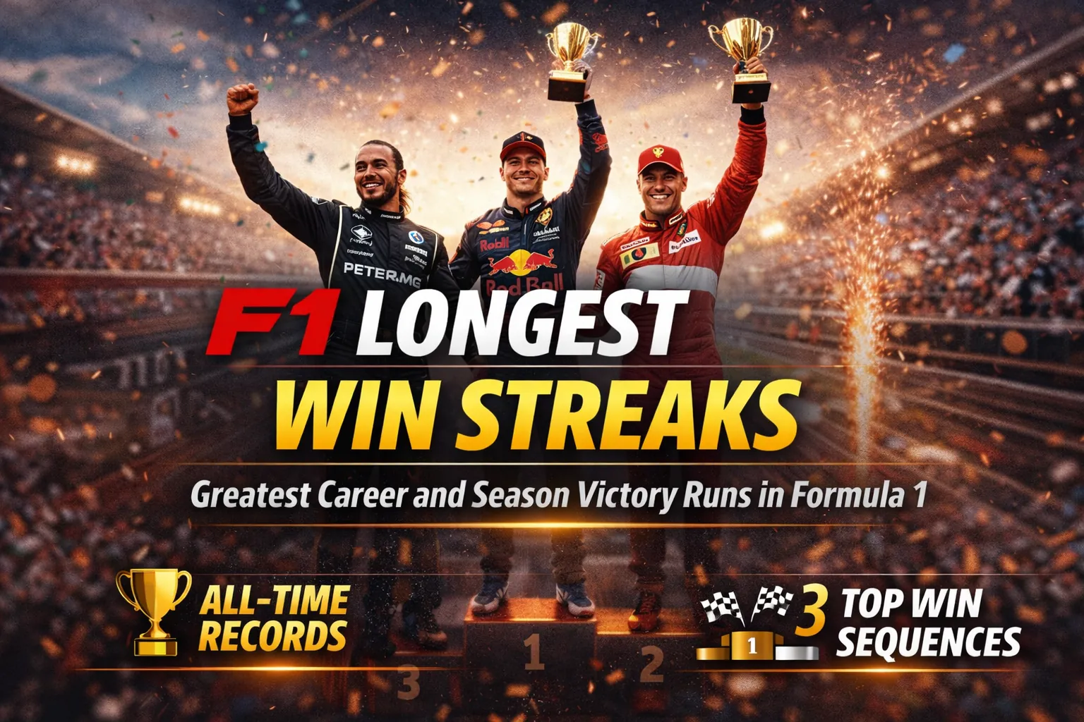 F1 Longest Win Streaks: Career and Seasonal Victory Records in Formula ...